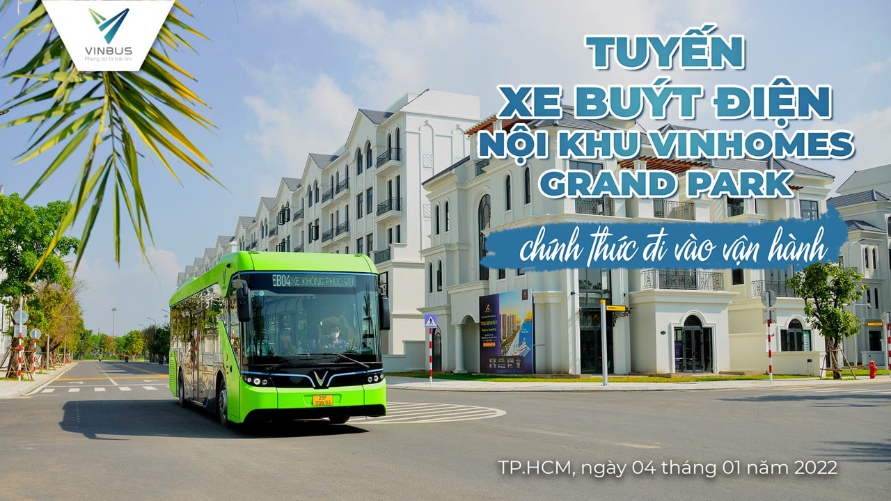 Vinbus được Vingroup triển khai ở Tp.HCM - Hà Nội - Nha Trang - Phú Quốc