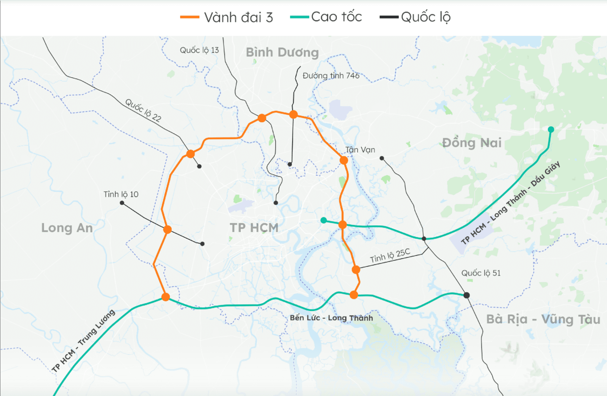Cập nhật tiến độ dự án đường Vành đai 3 TP.HCM (mới nhất)