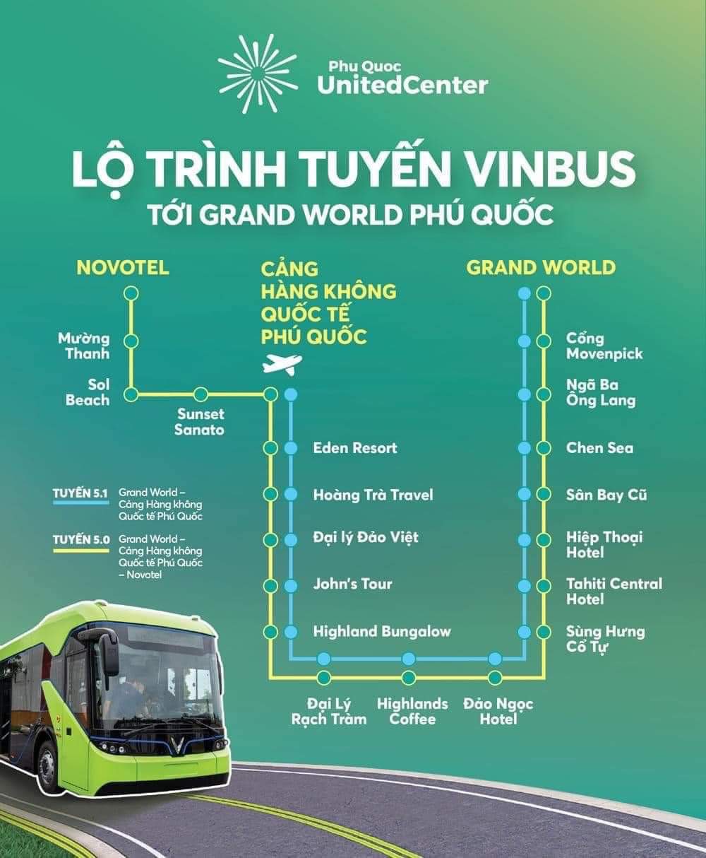 Vinbus được Vingroup triển khai ở Tp.HCM - Hà Nội - Nha Trang - Phú Quốc